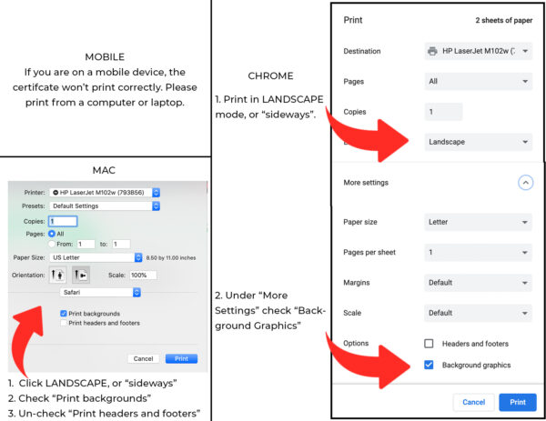 LSA Certificate - ezNotaryClass.com